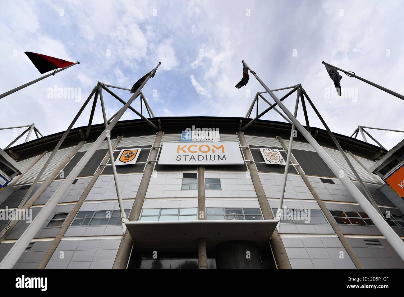 A general view of the KCOM Stadium, home of Hull City Stock Photo - Alamy
