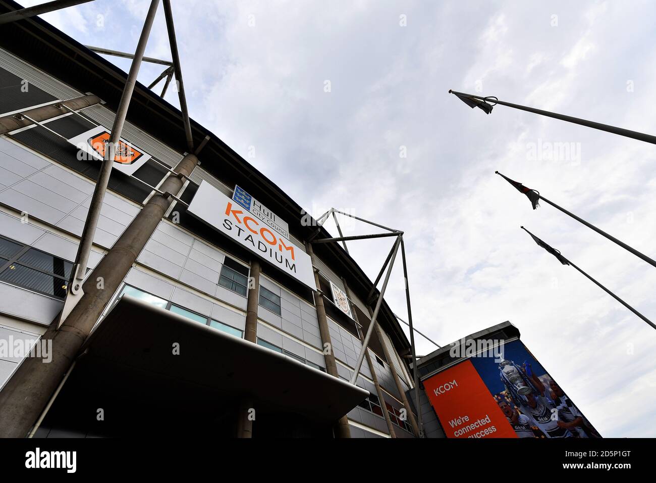 A general view of the KCOM Stadium, home of Hull City Stock Photo - Alamy