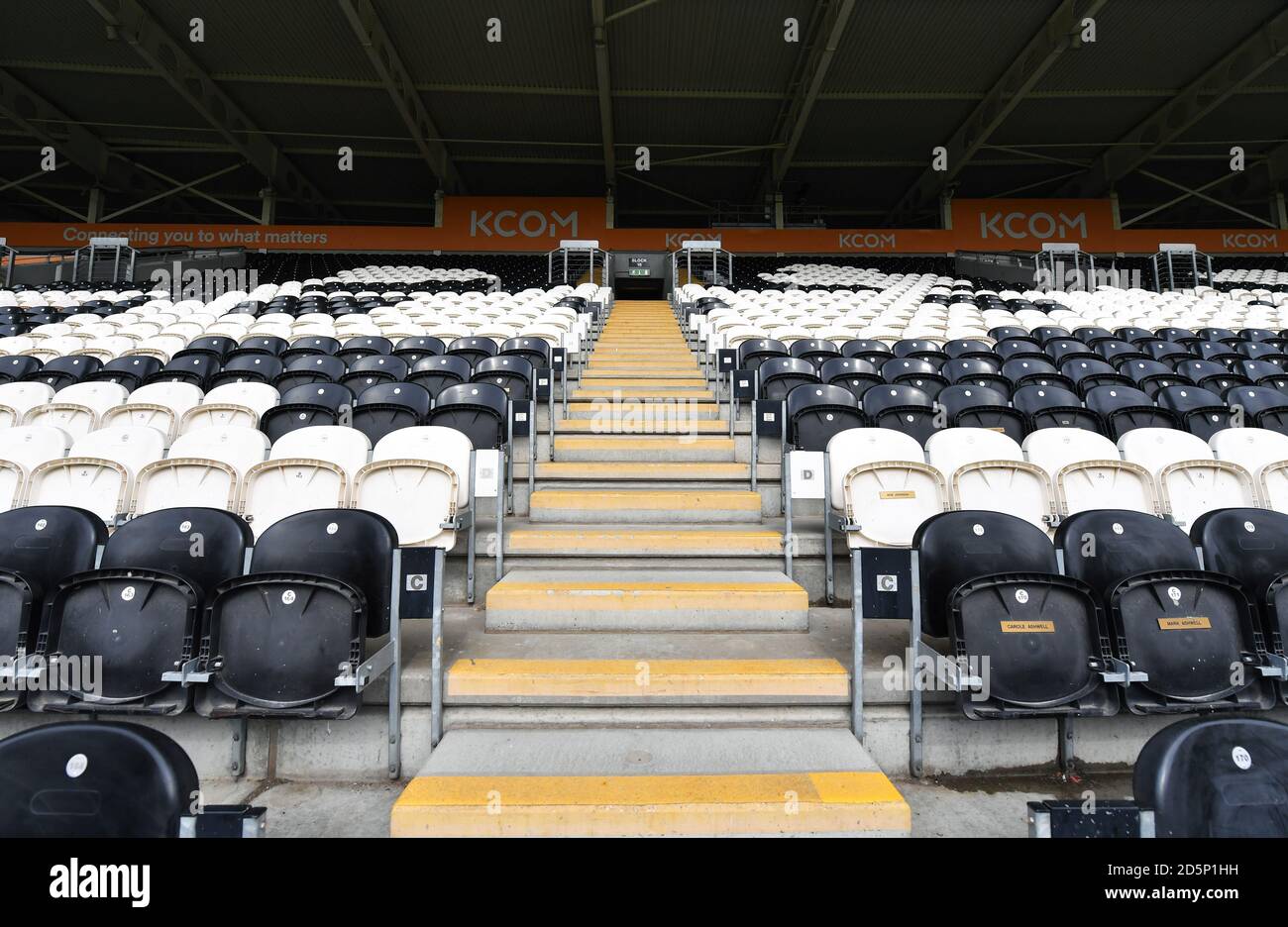 A general view of the KCOM Stadium, home of Hull City Stock Photo - Alamy