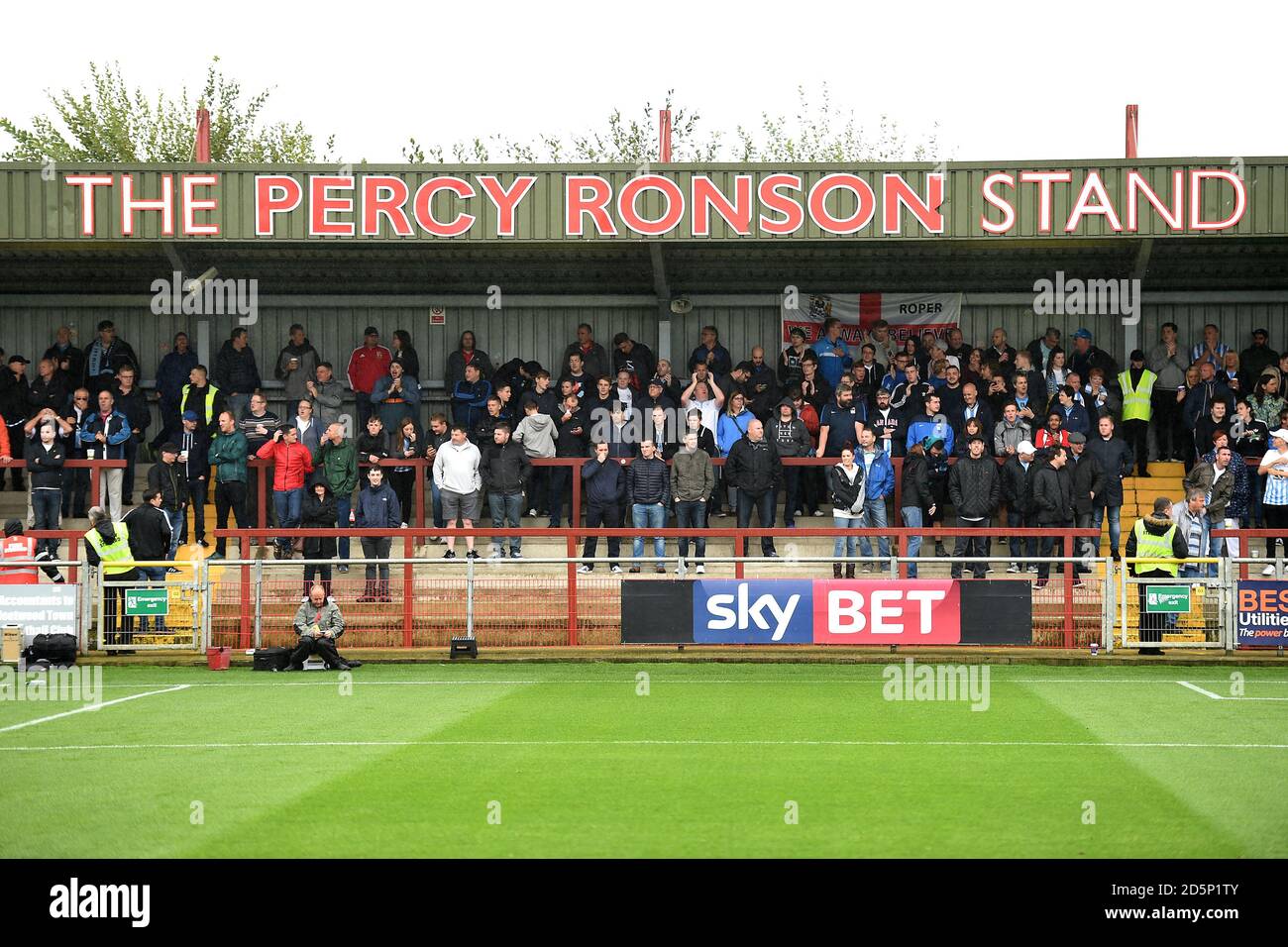 Coventry city fans in stands highbury stadium hi-res stock photography ...