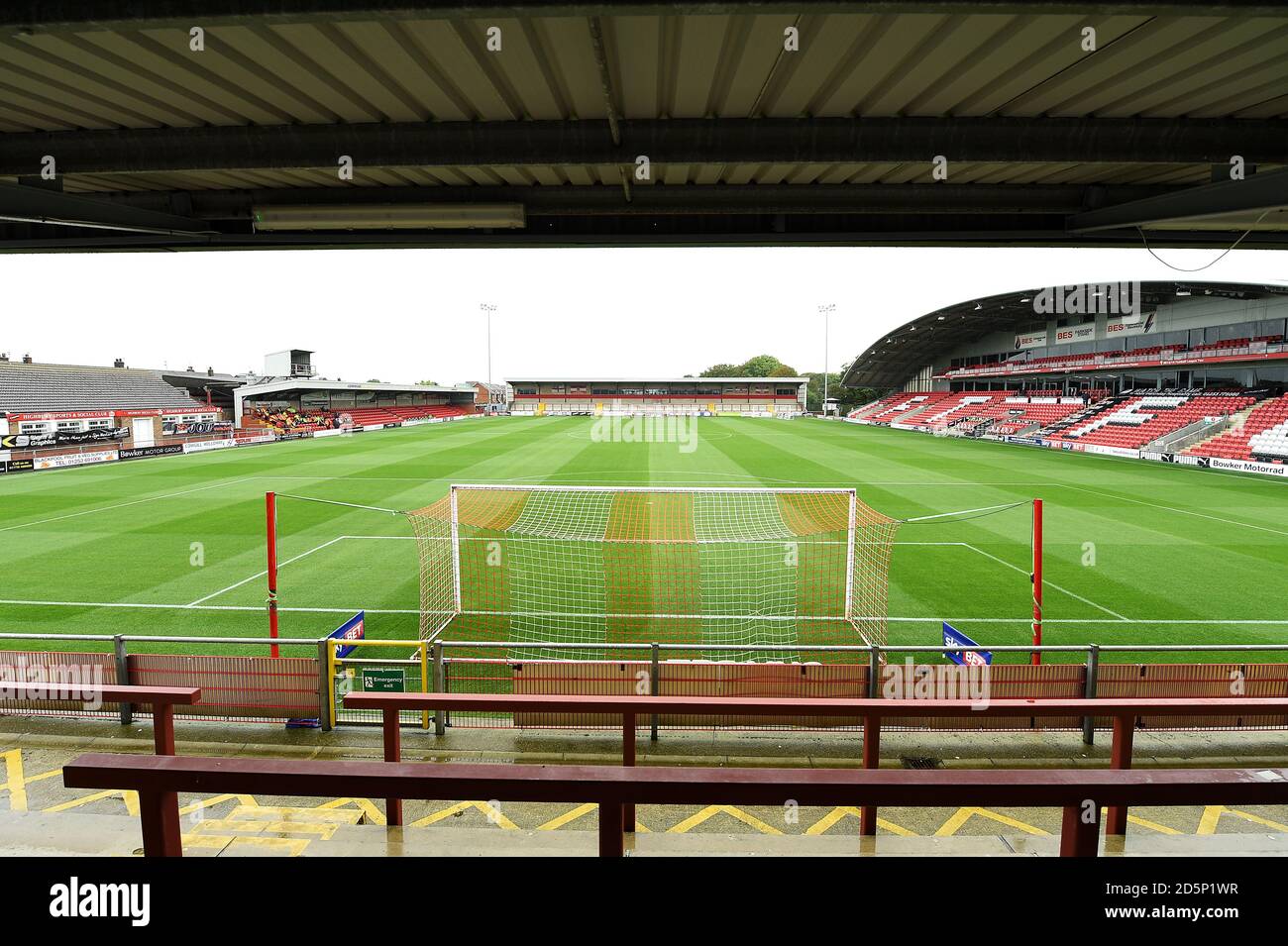 A general view of Highbury Stadium, home of Fleetwood Town Stock Photo ...