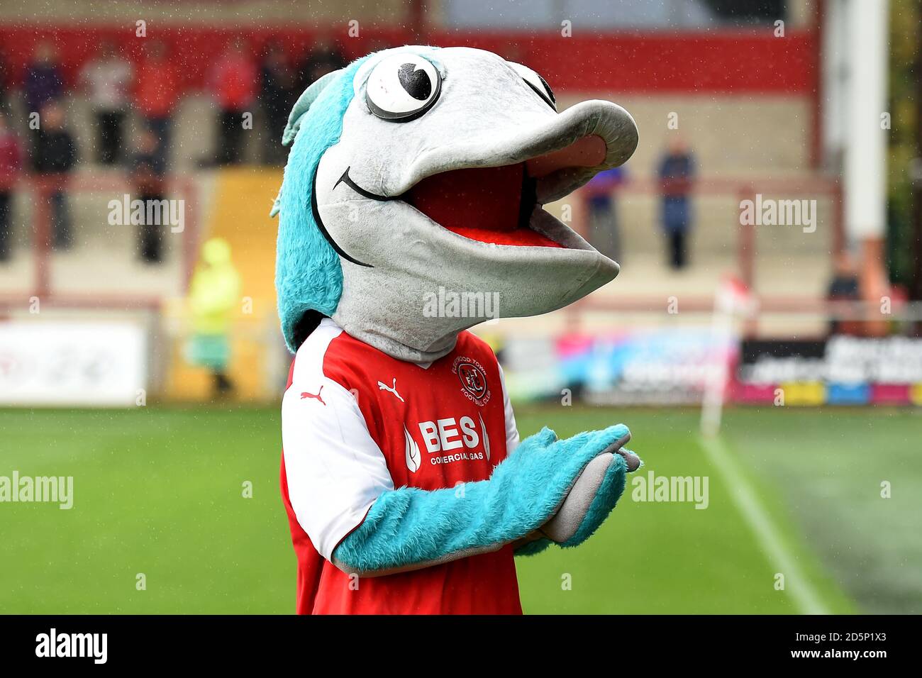 Fleetwood Town mascot Captain Cod Stock Photo - Alamy