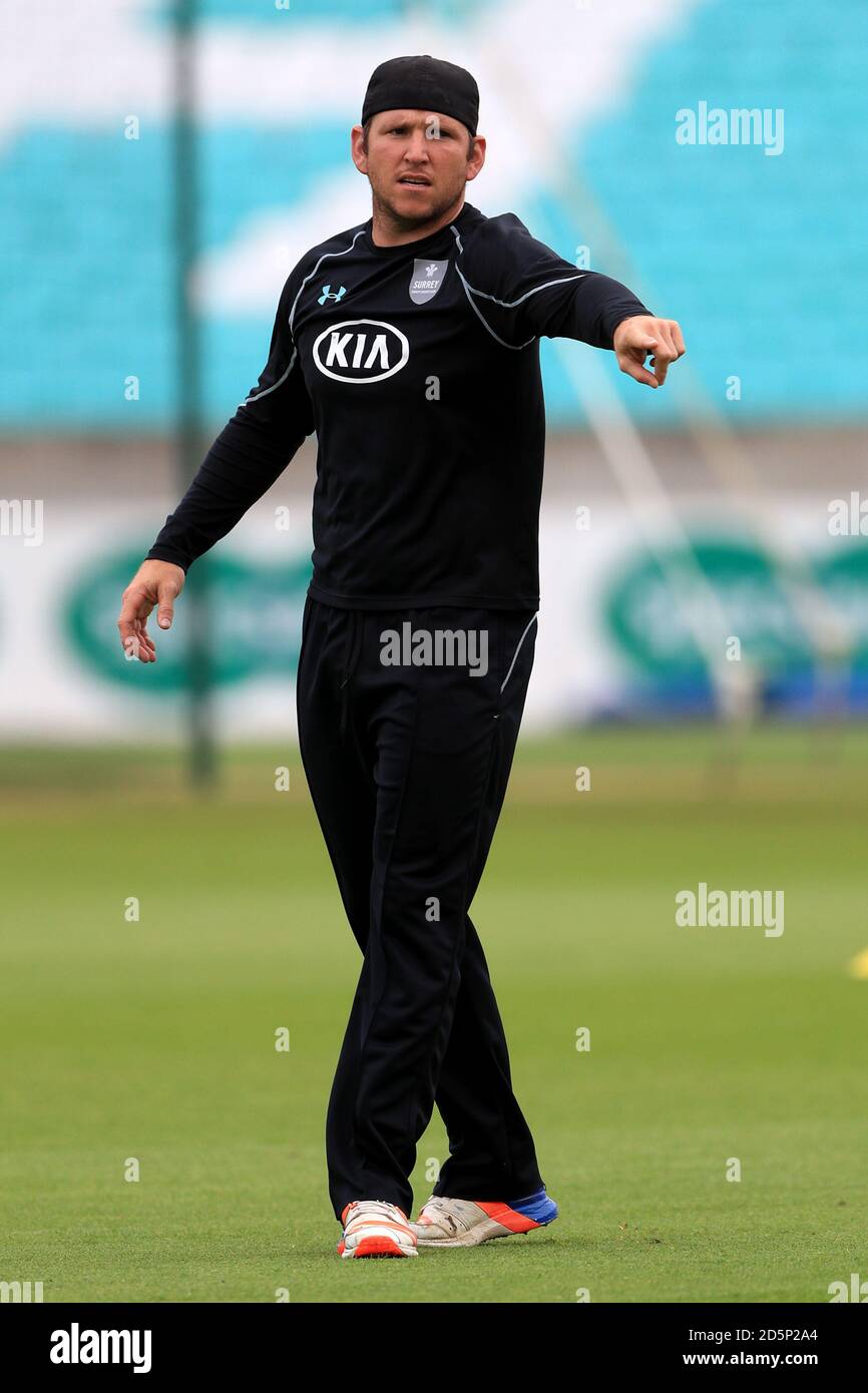 Surrey's Gary Wilson Stock Photo - Alamy