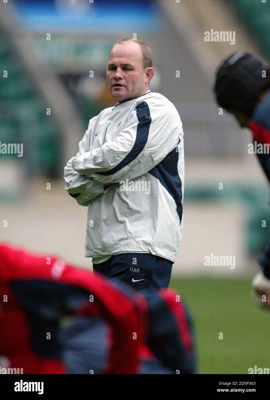 England coach Andy Robinson Stock Photo - Alamy