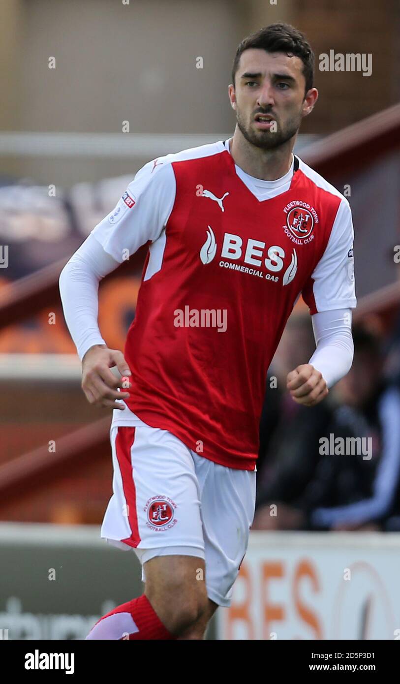 Fleetwood Town's Conor McLaughlin Stock Photo - Alamy