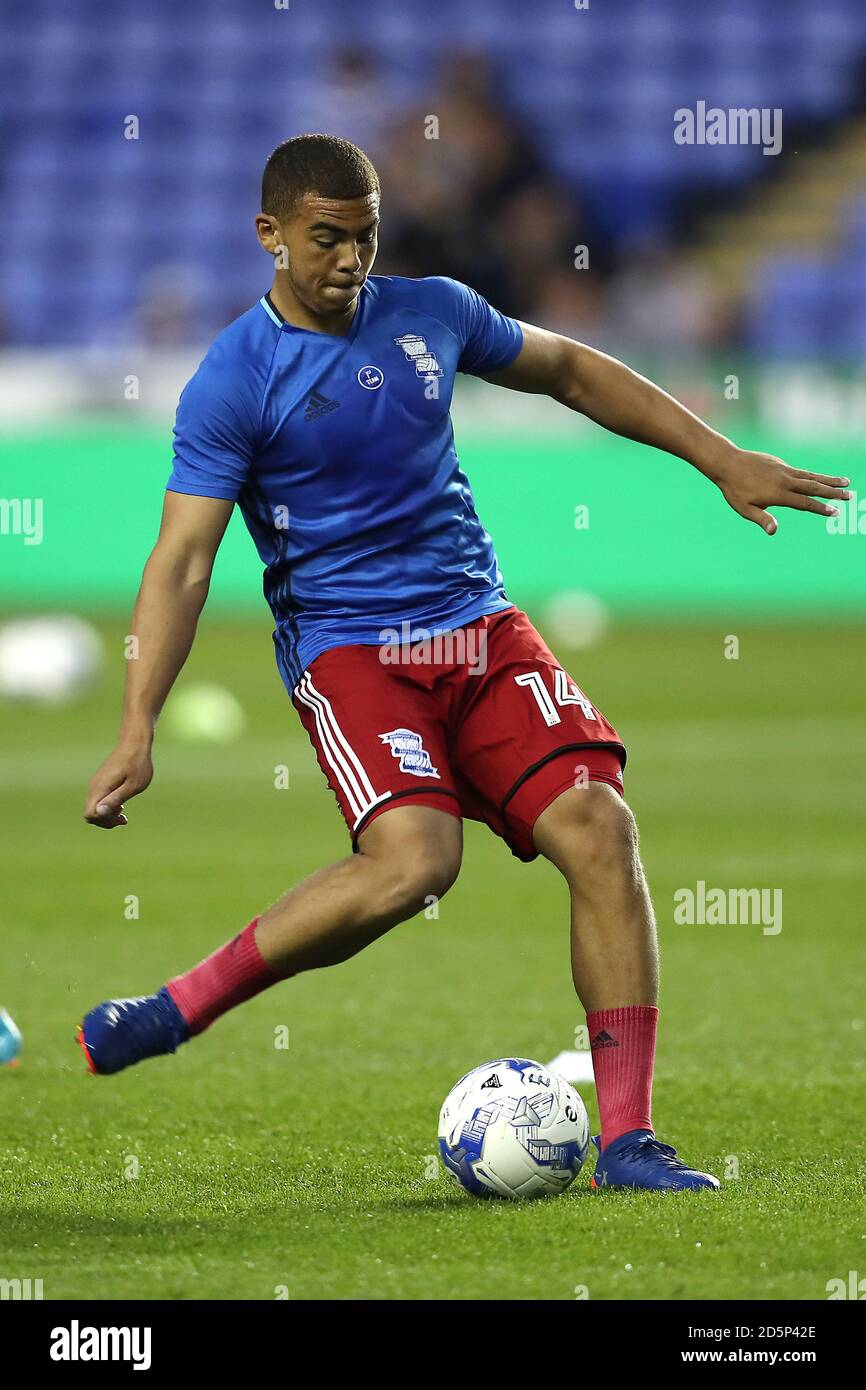 Birmingham City's Che Adams during the warm up Stock Photo - Alamy