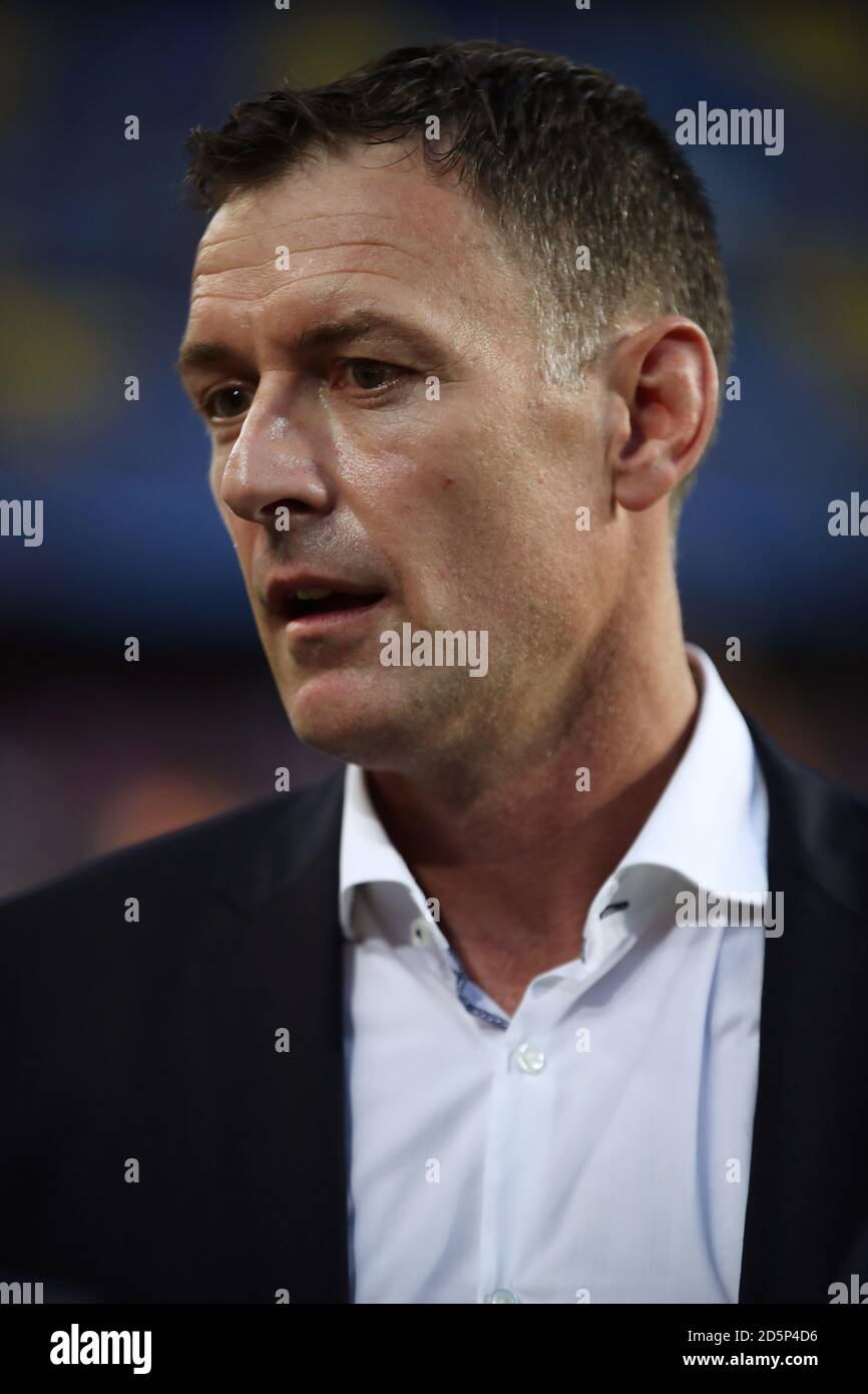 BT Sport pundit Chris Sutton Stock Photo - Alamy