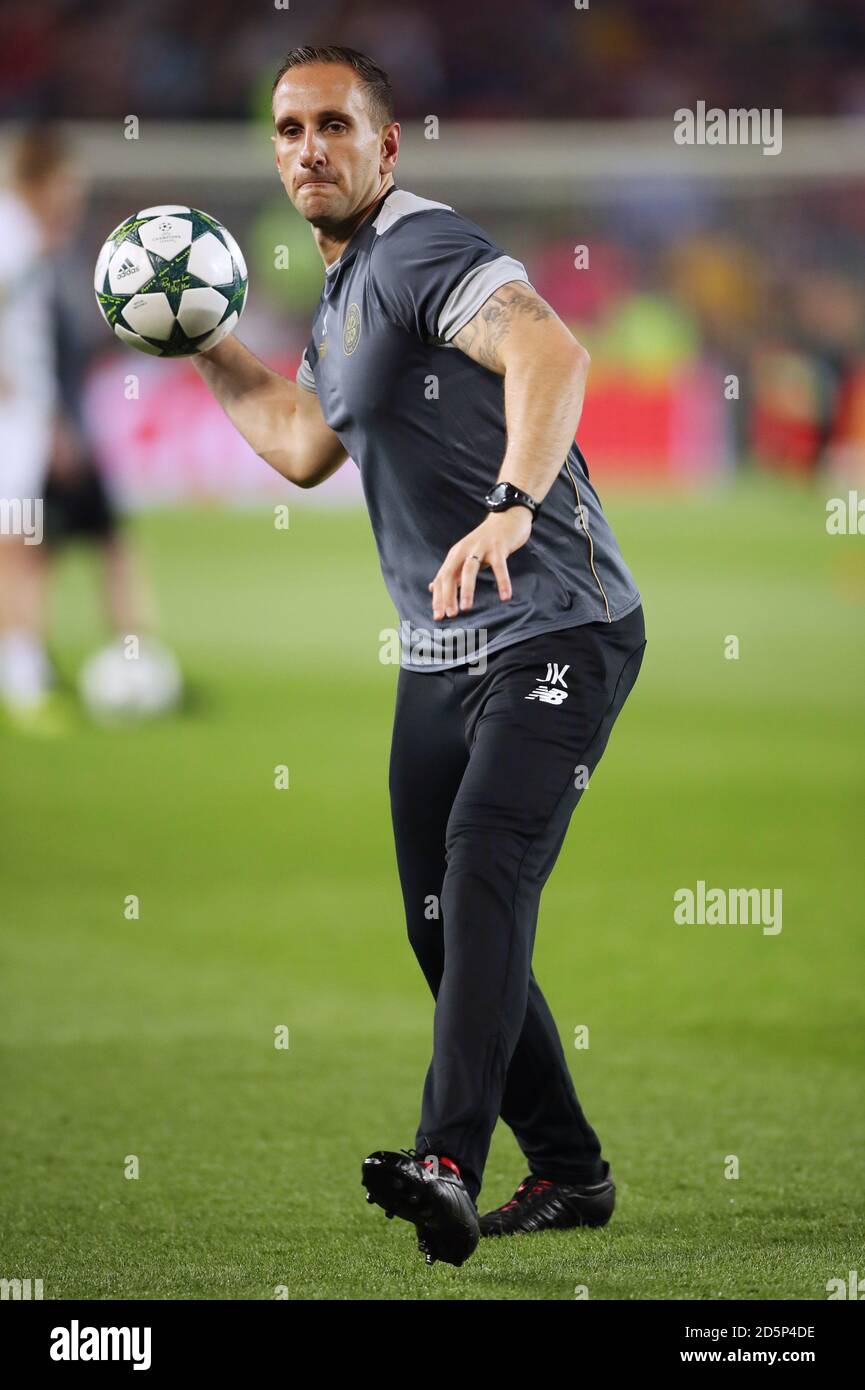 Celtic first team coach John Kennedy Stock Photo - Alamy