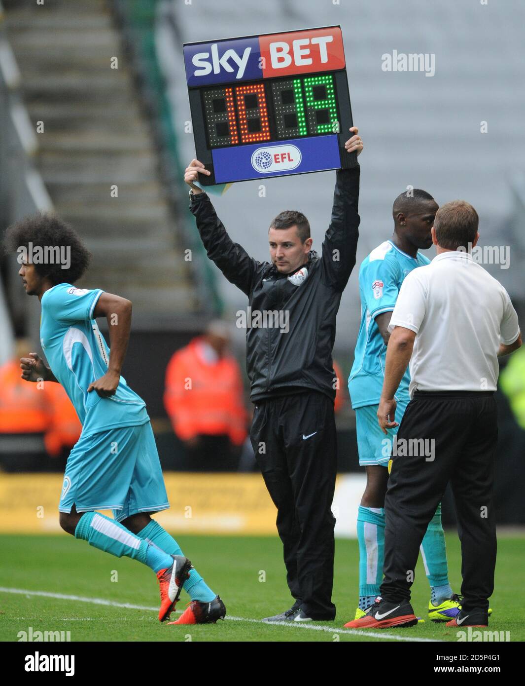 Football Substitution Board High Resolution Stock Photography and ...