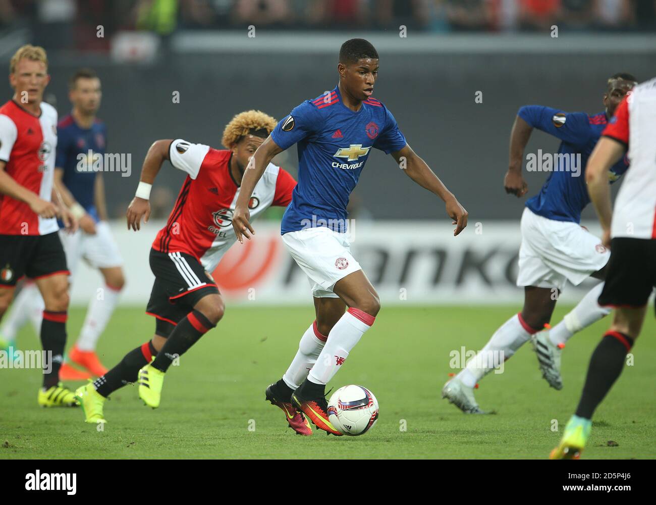 Manchester United's Marcus Rashford in action Stock Photo - Alamy