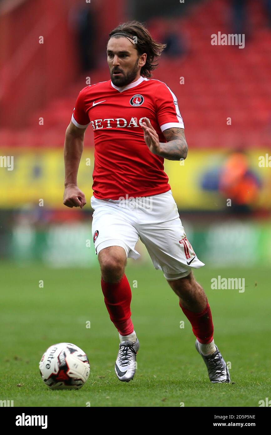 Charlton Athletic's Ricky Holmes Stock Photo - Alamy