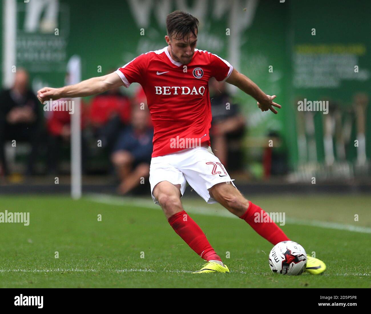 Charlton Athletic's Morgan Fox Stock Photo - Alamy
