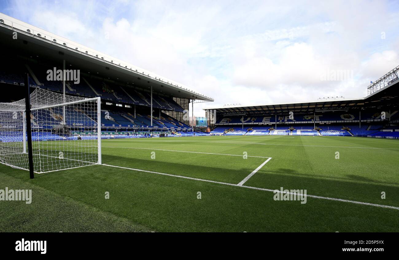 A general view of Goodison Park Stock Photo - Alamy
