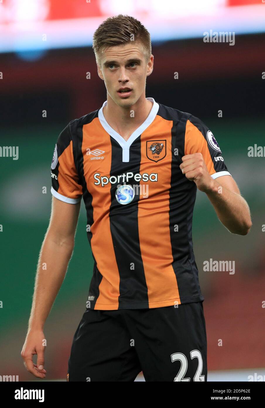 Hull City's Markus Henriksen celebrates scoring his side's second goal ...