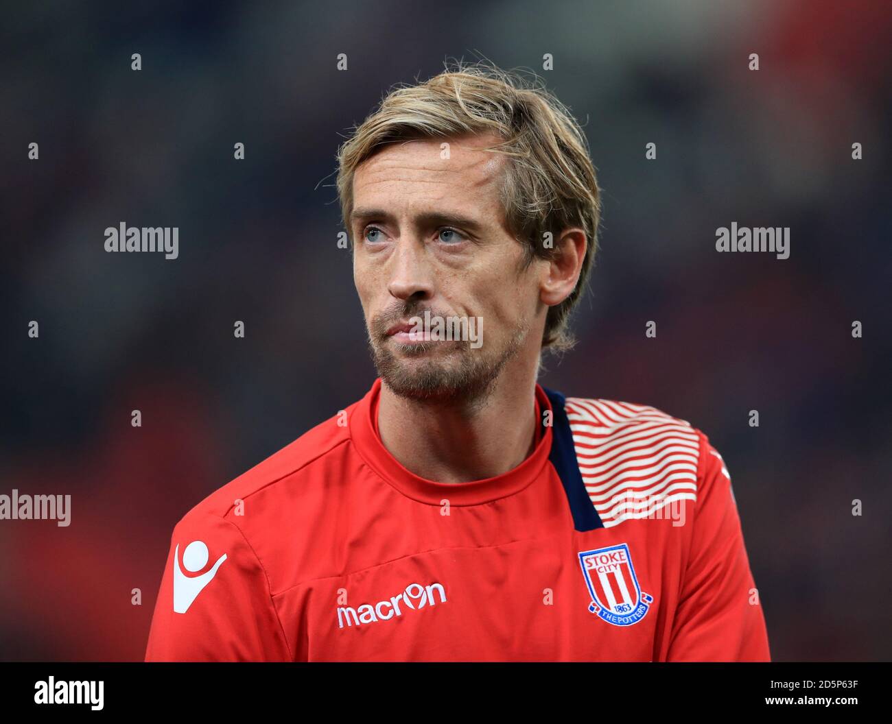 Stoke City's Peter Crouch Stock Photo - Alamy