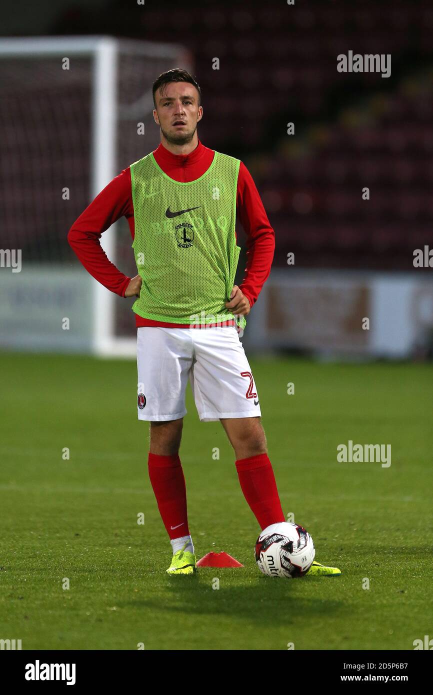 Charlton Athletic's Morgan Fox Stock Photo - Alamy