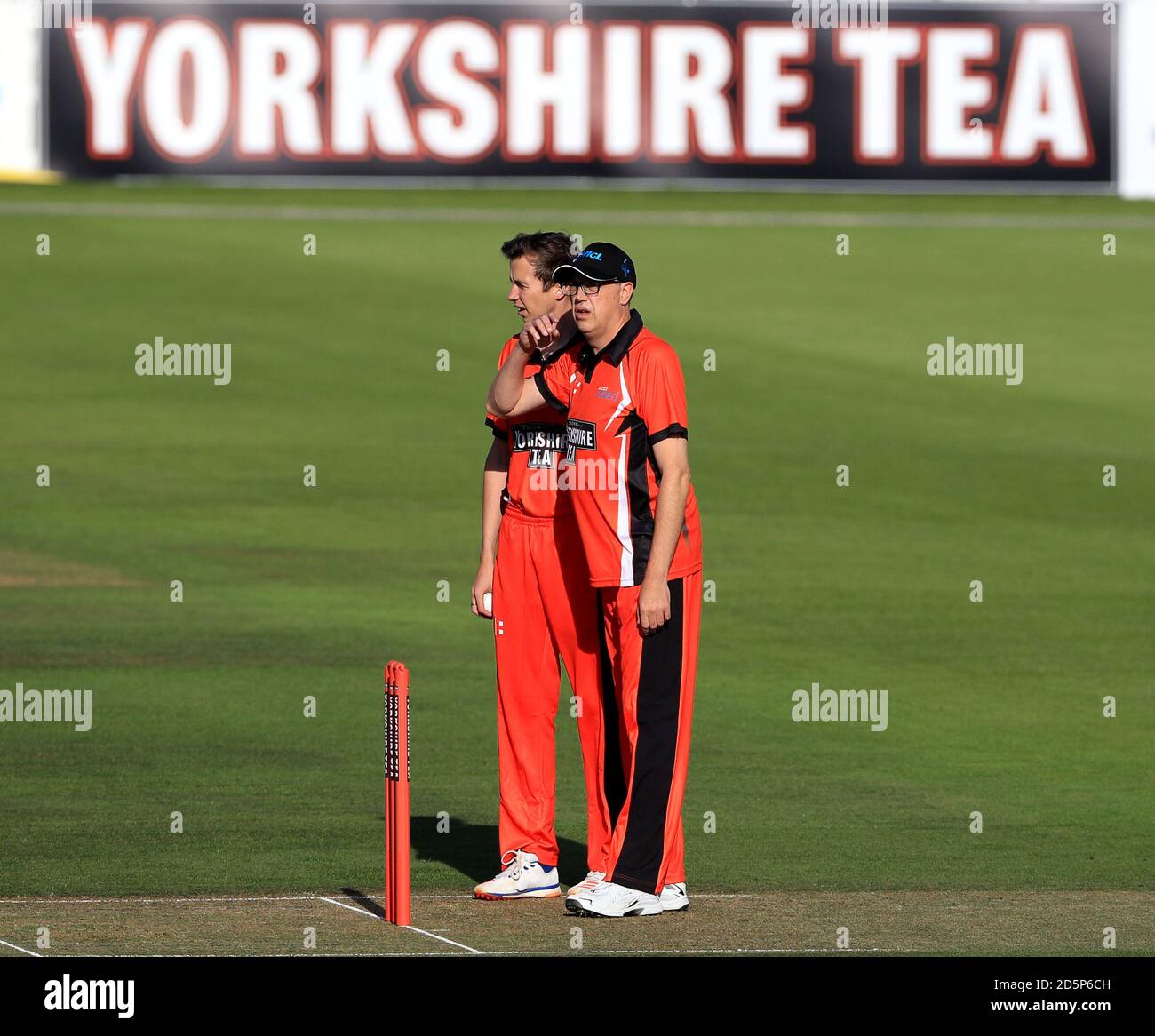 Yorkshire Tea media team action Stock Photo - Alamy