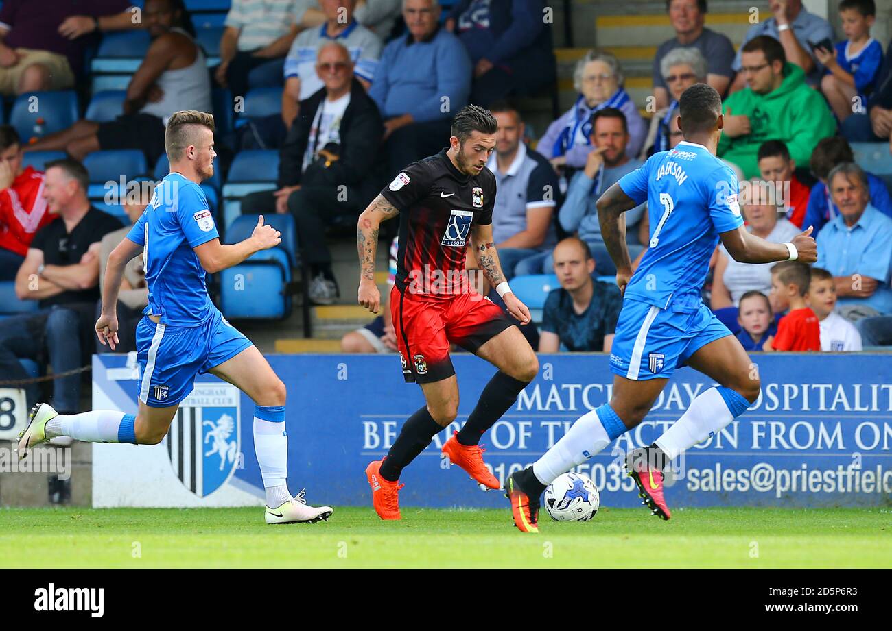Coventry City's Lewis Page in action Stock Photo - Alamy