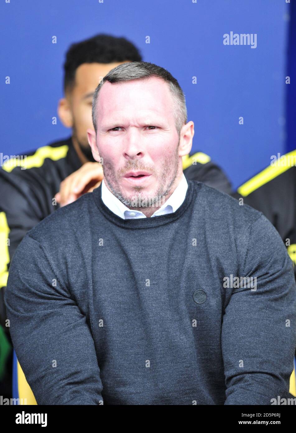 Oxford United Head Coach Michael Appleton Stock Photo - Alamy