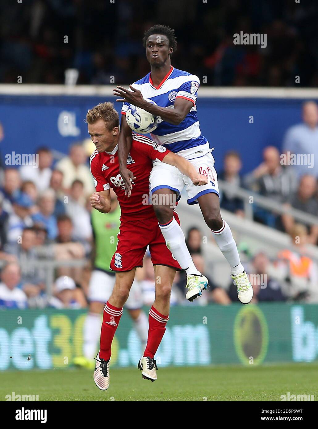 Queens Park Rangers' Idrissa Sylla and Birmingham City's Maikel ...