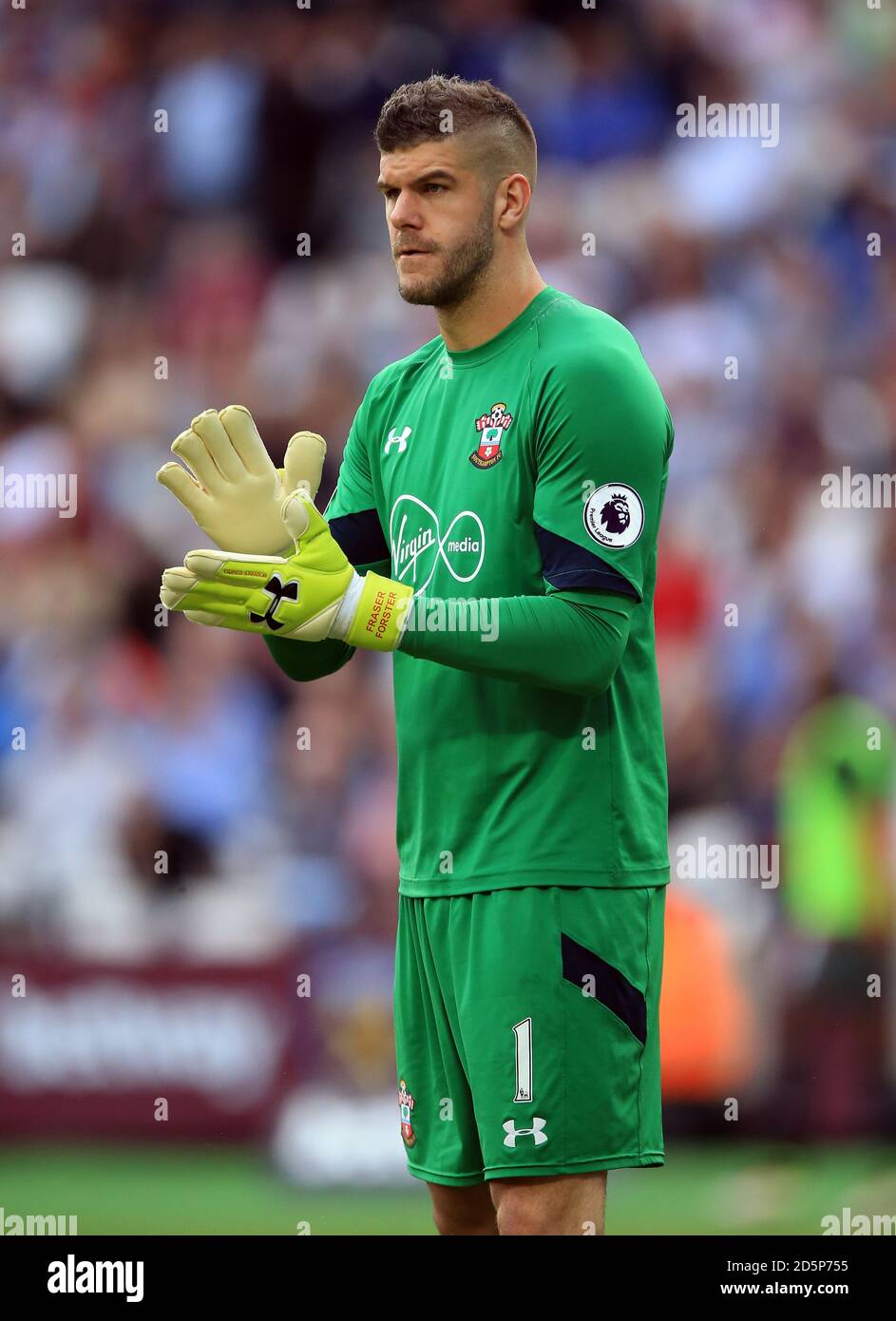 Southampton goalkeeper Fraser Forster Stock Photo - Alamy