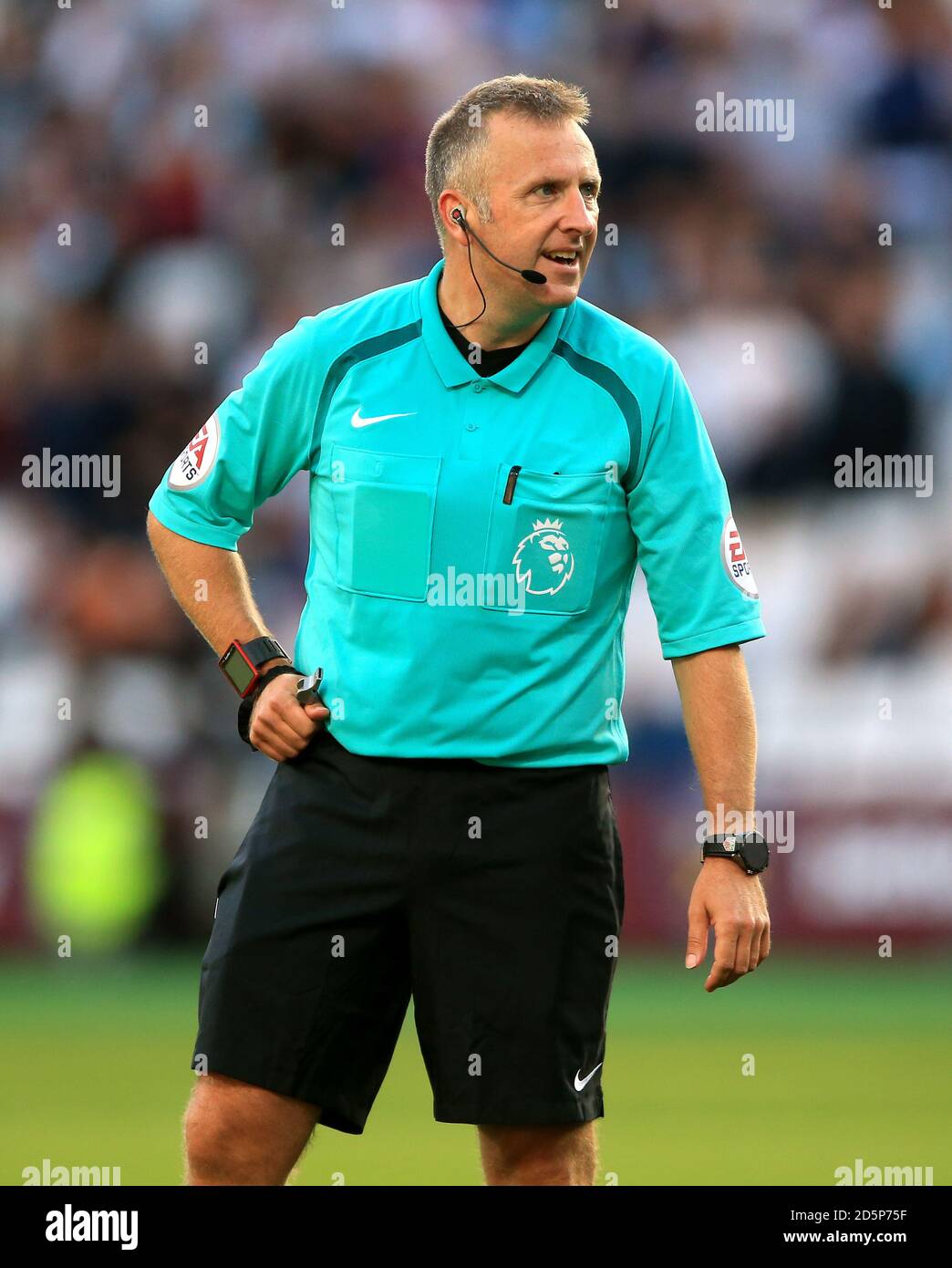 Referee Jonathan Moss Stock Photo - Alamy