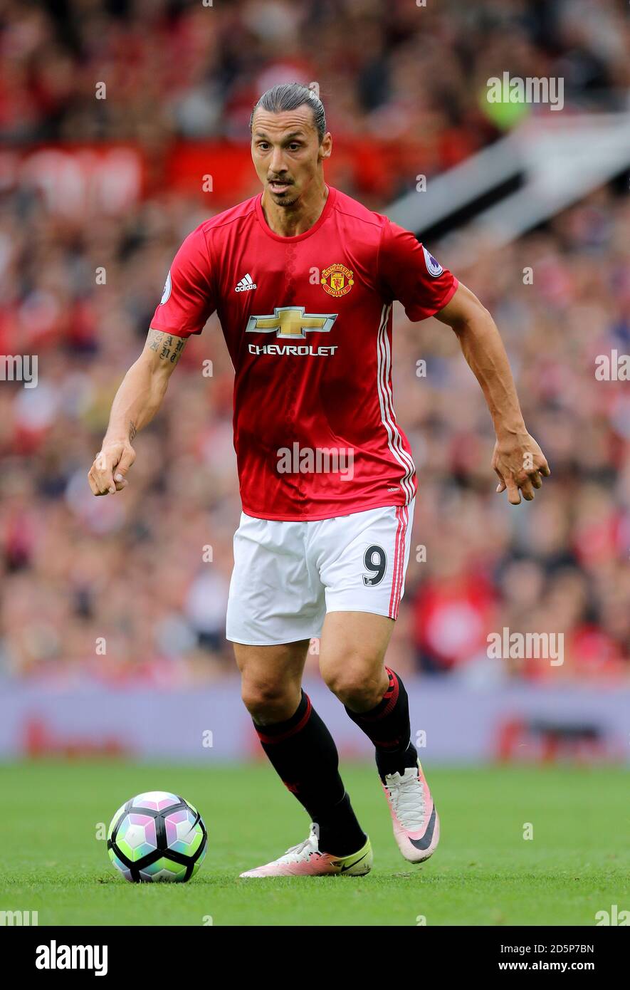 Manchester United's Zlatan Ibrahimovic Stock Photo - Alamy