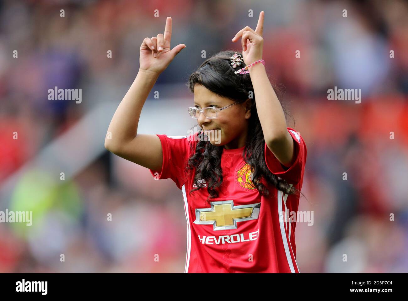 A Manchester United fan Stock Photo - Alamy