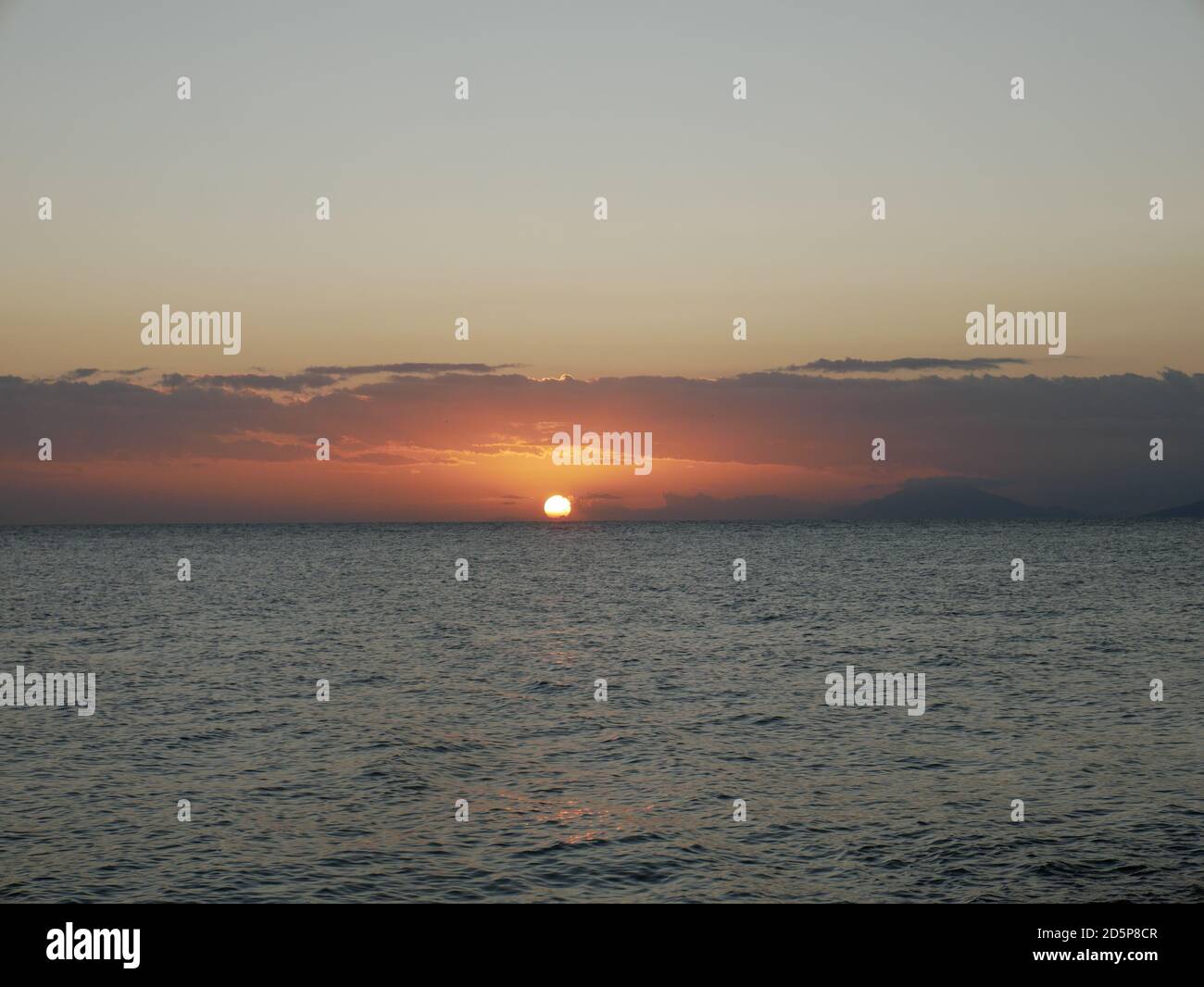 Sunset at the beach in Kos, Greece. Sonnenuntergang am Strand in Kos ...