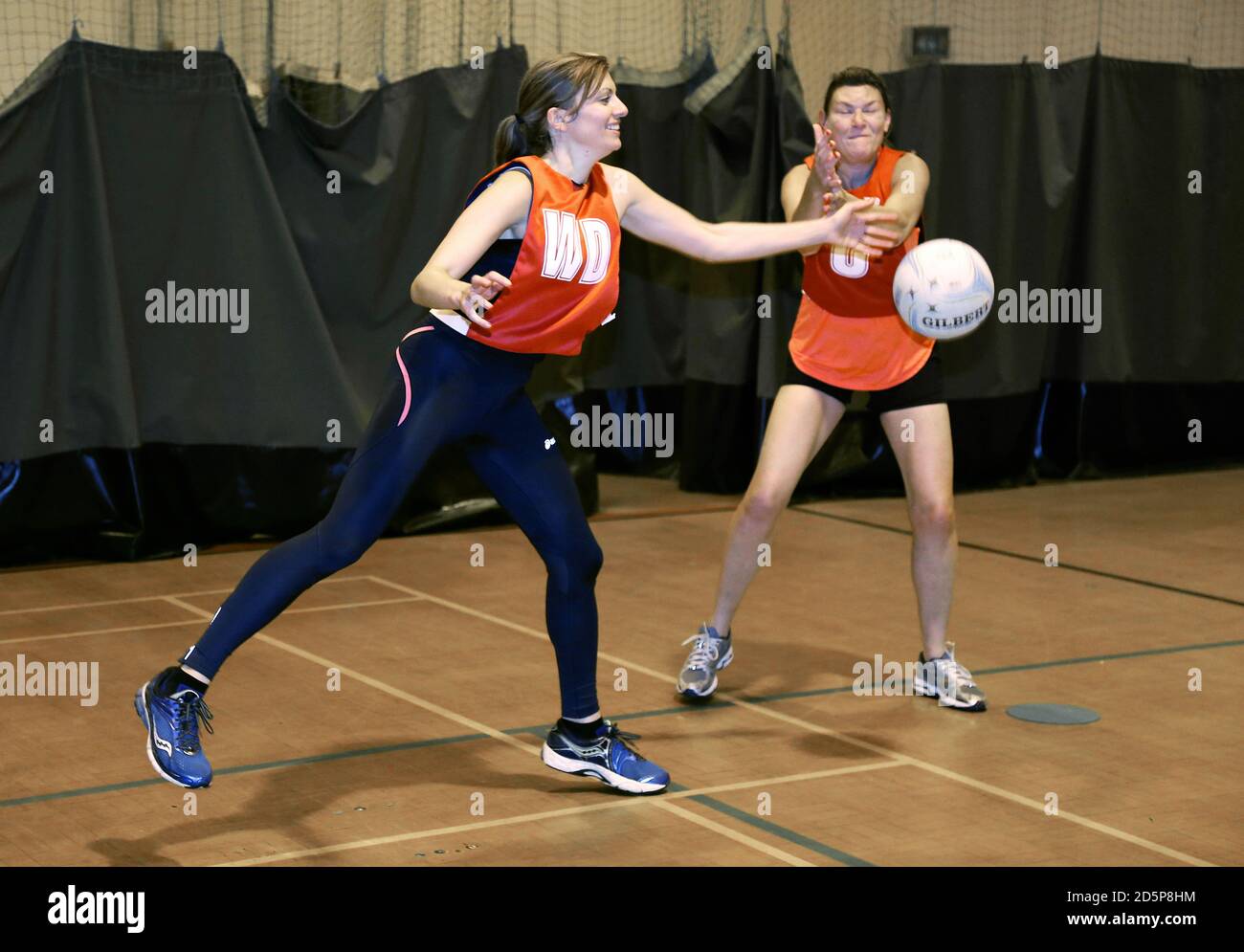 Participants take part in the Back to Netball and Walking Netball ...