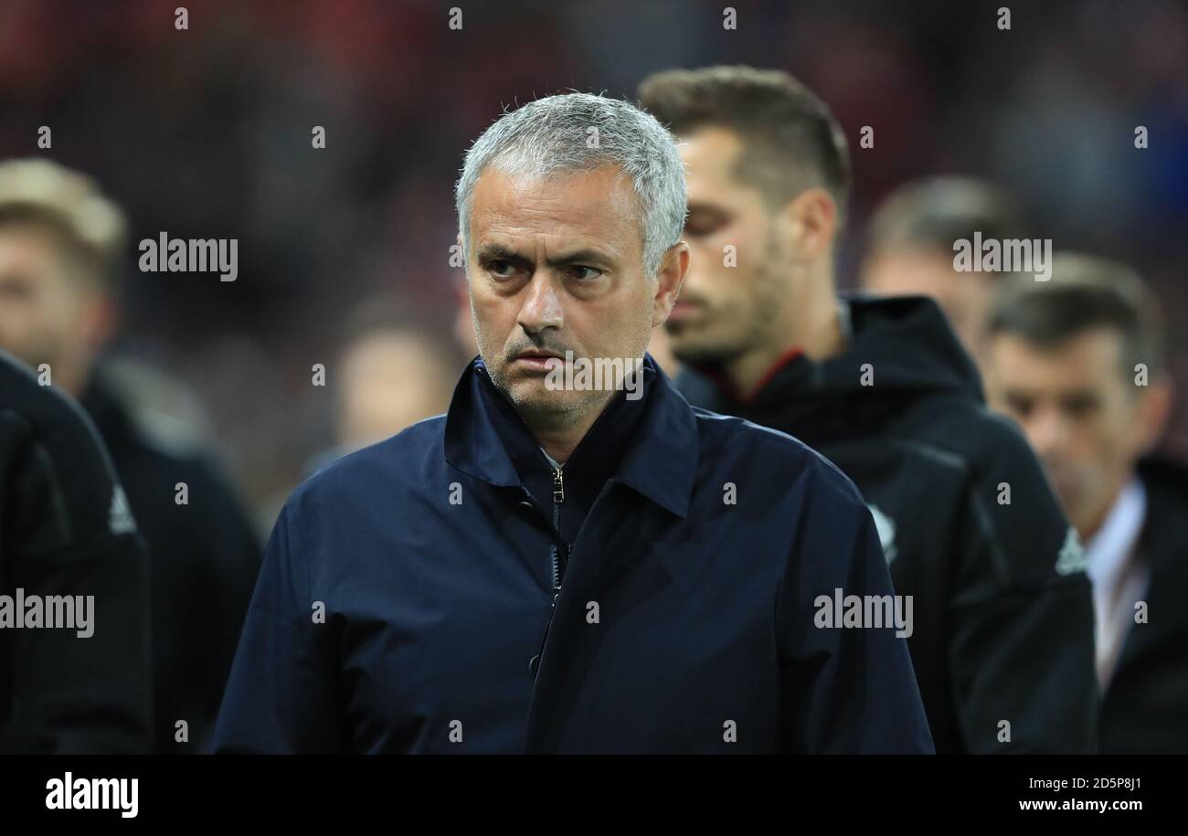Manchester United's manager Jose Mourinho Stock Photo - Alamy