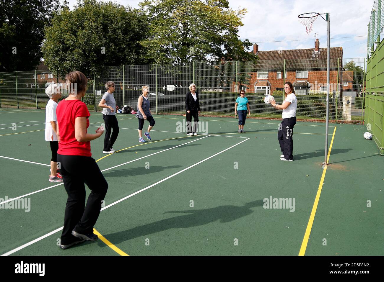 Participants take part in the Back to Netball and Walking Netball ...