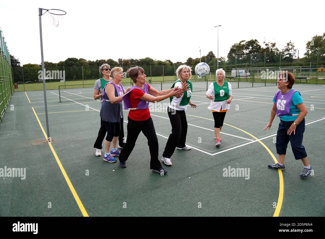 Participants take part in the Back to Netball and Walking Netball ...