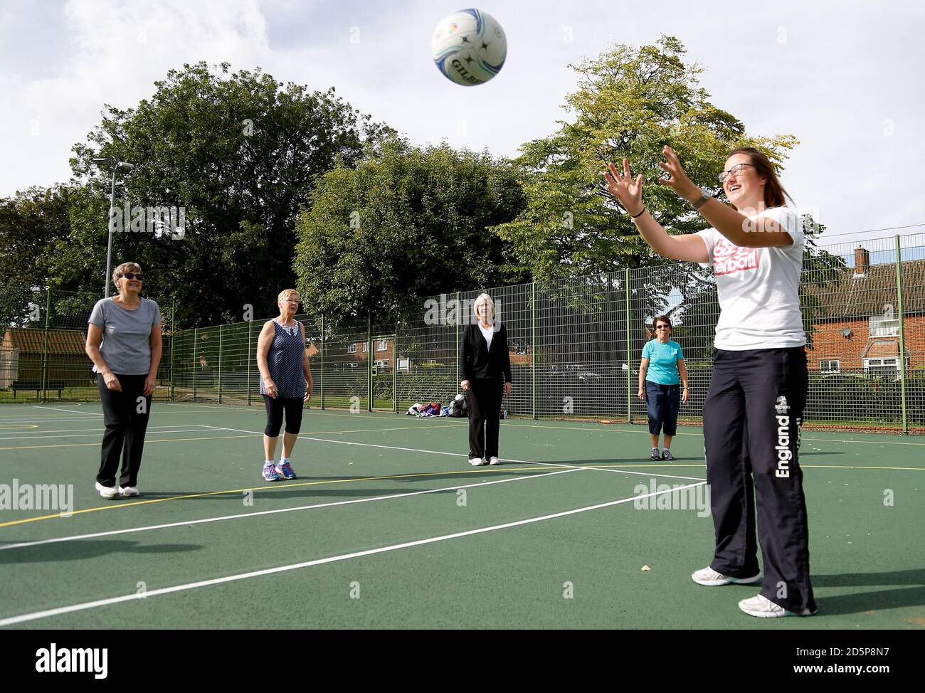 Participants take part in the Back to Netball and Walking Netball ...