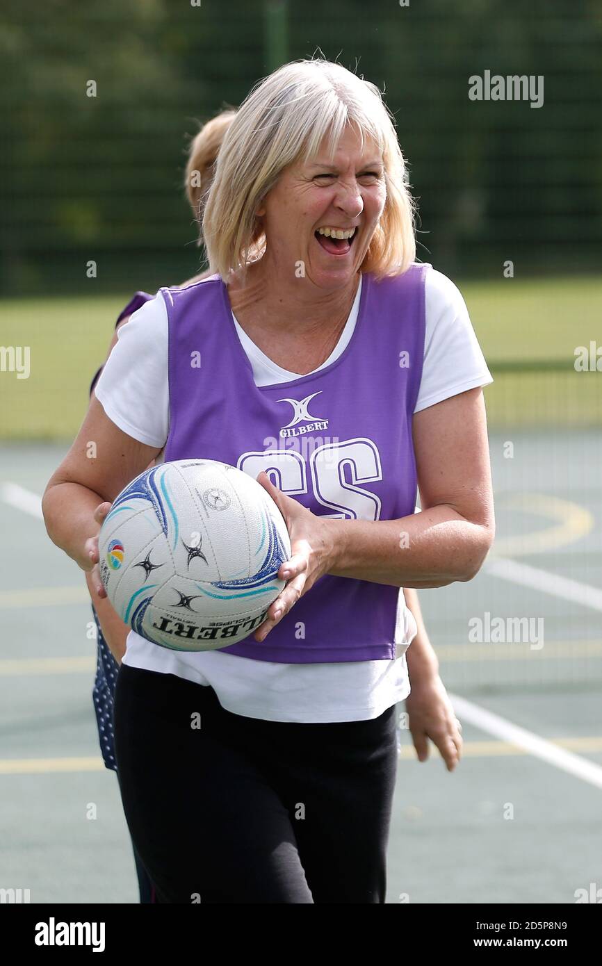 Participants take part in the Back to Netball and Walking Netball ...