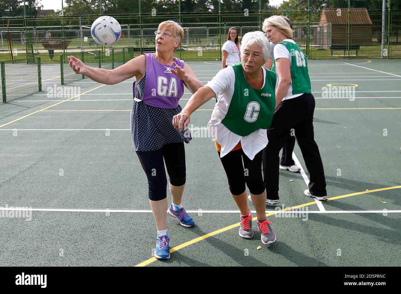 Participants take part in the Back to Netball and Walking Netball ...