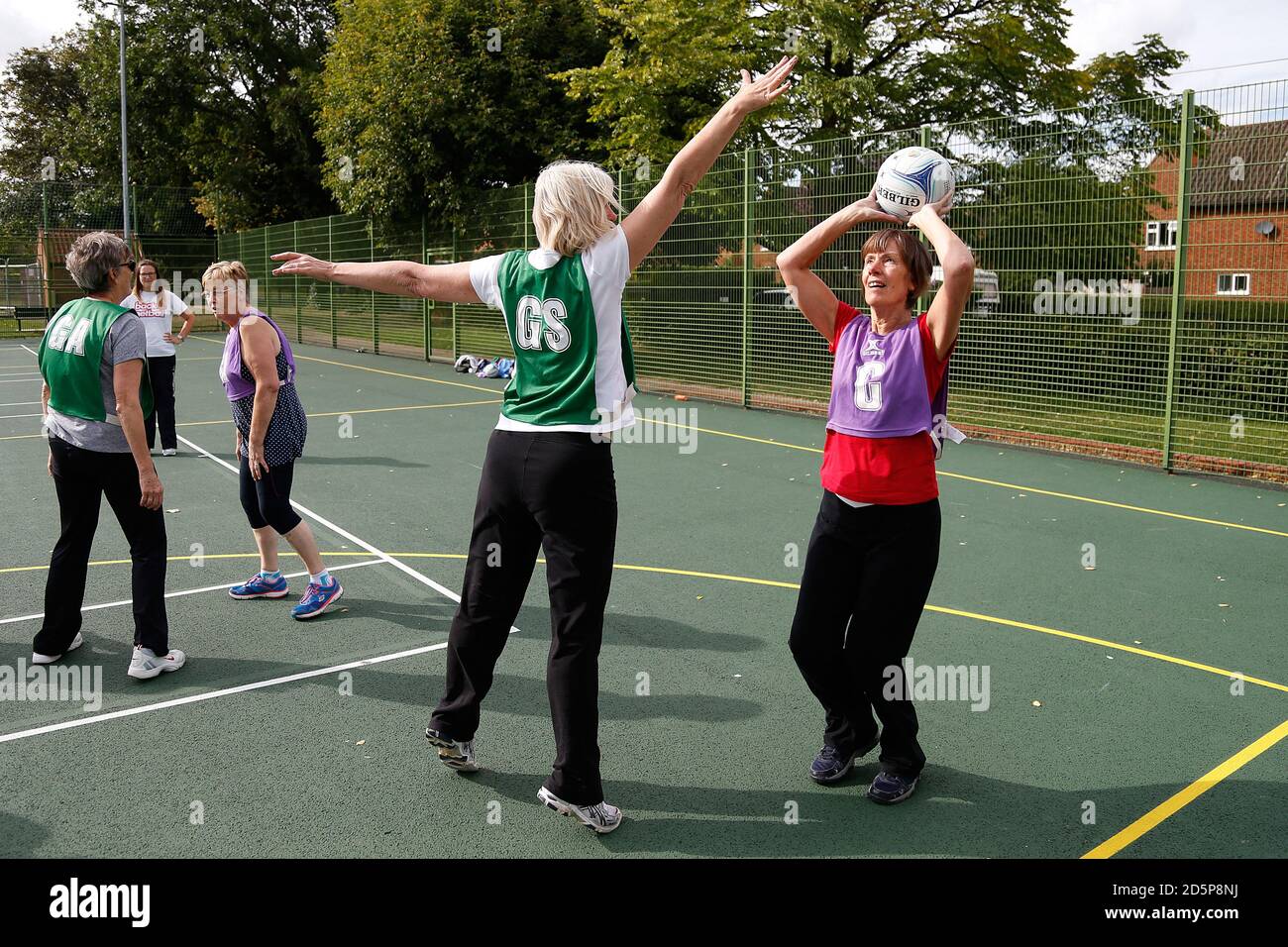 Participants take part in the Back to Netball and Walking Netball ...