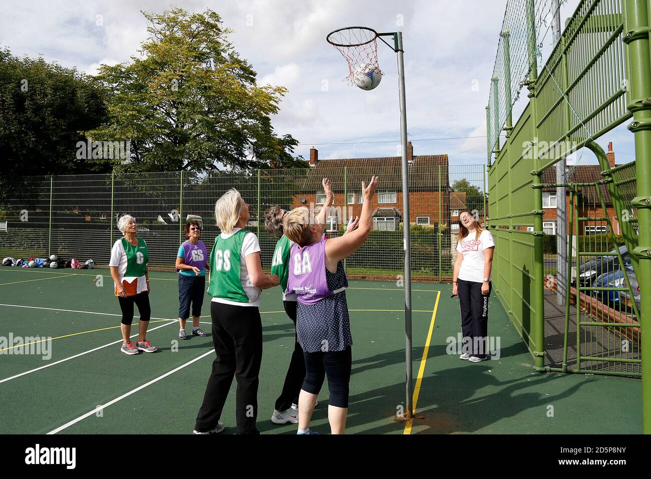 Participants take part in the Back to Netball and Walking Netball ...