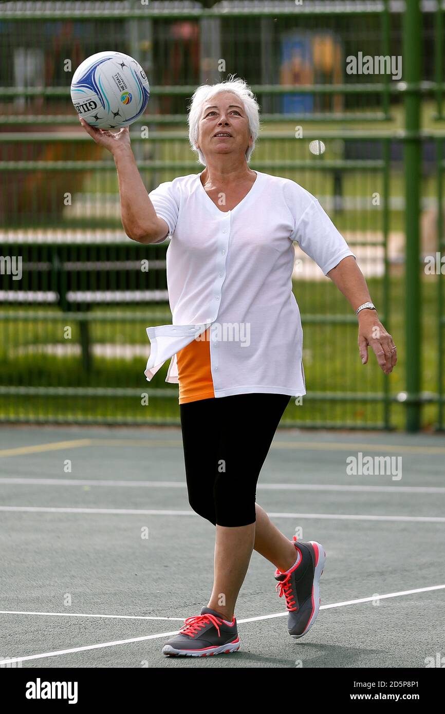 Participants take part in the Back to Netball and Walking Netball ...