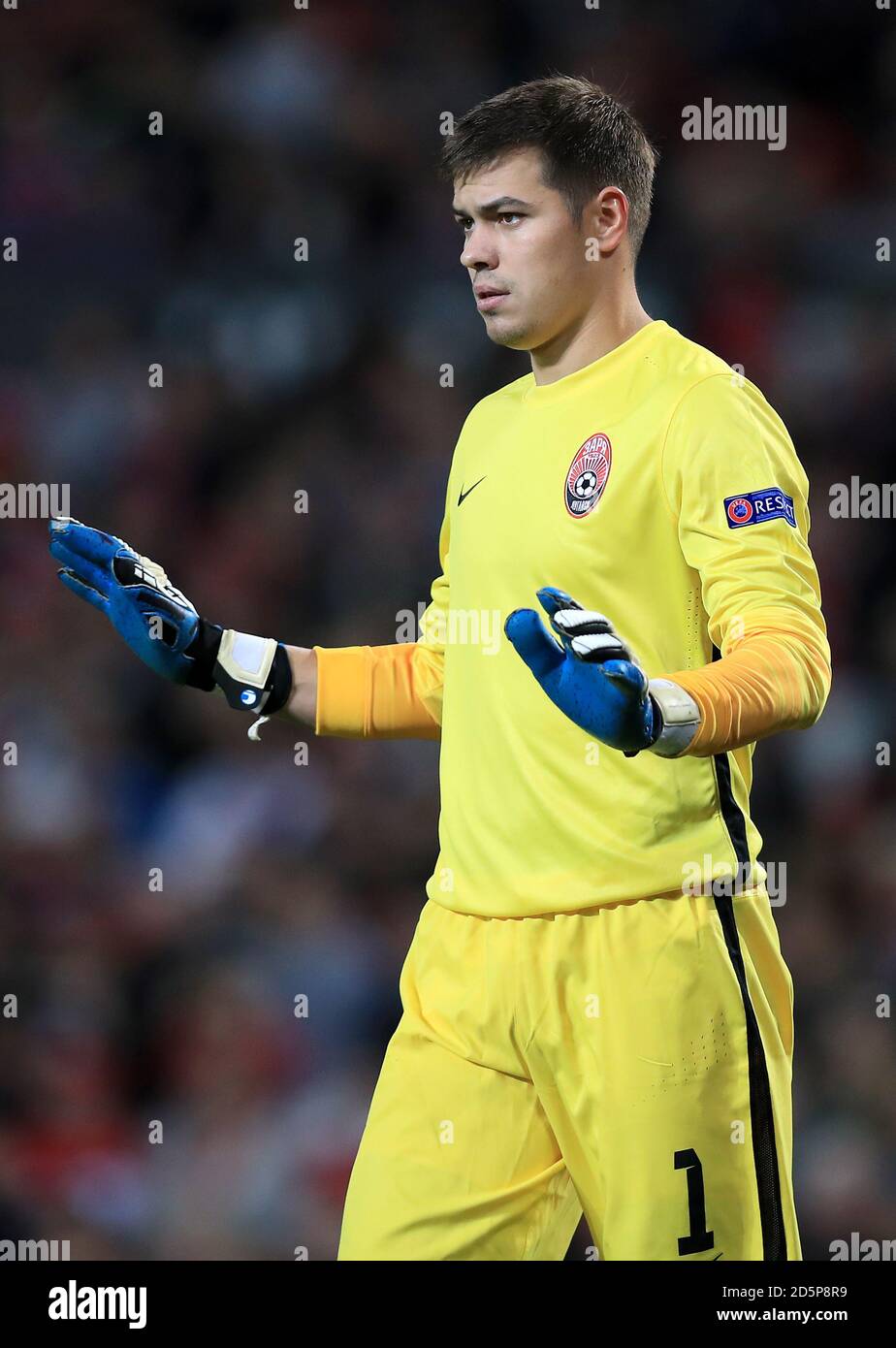FC Zorya Luhansk goalkeeper Oleksiy Shevchenko Stock Photo - Alamy
