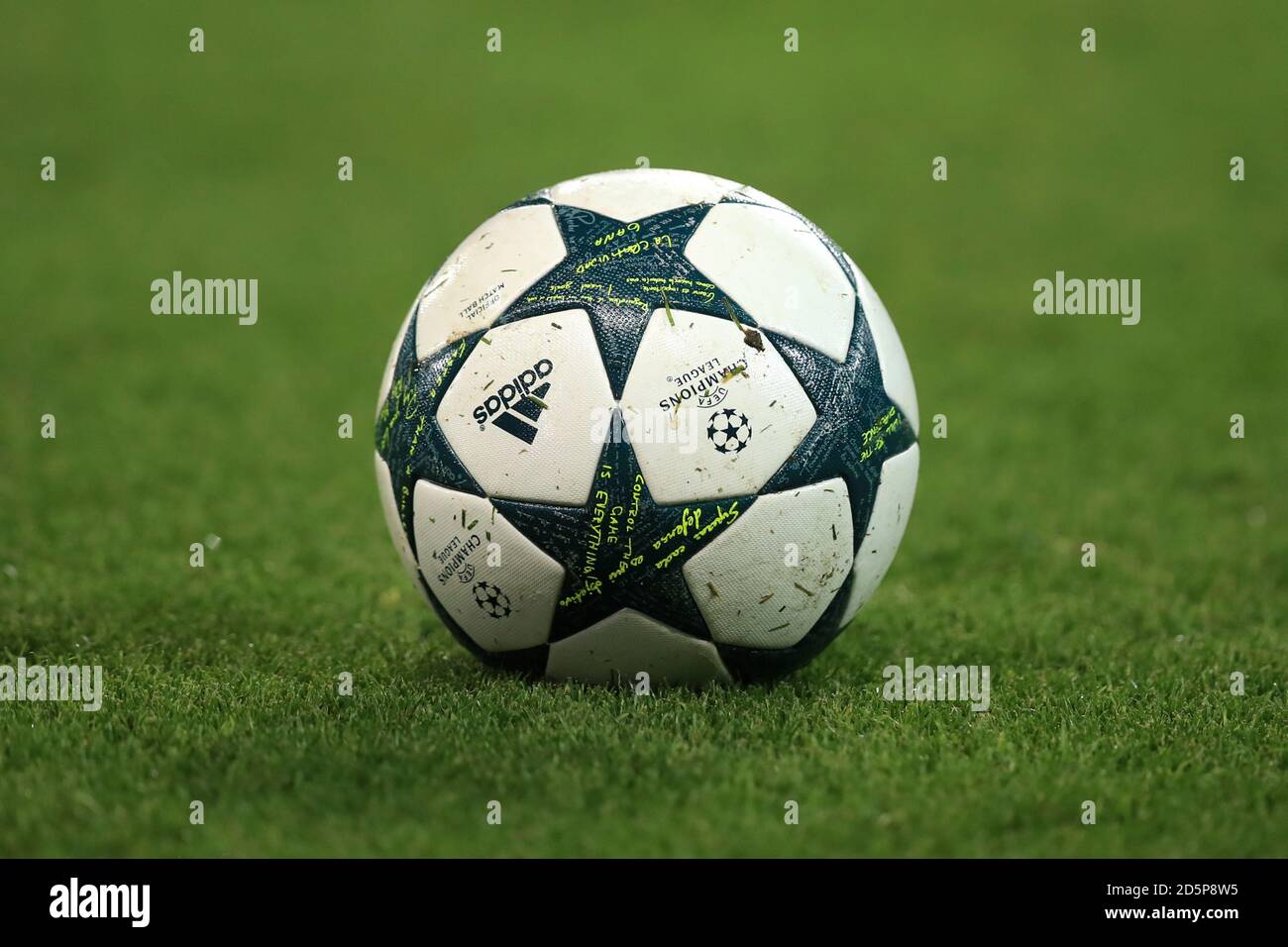Detail of the match ball Stock Photo - Alamy