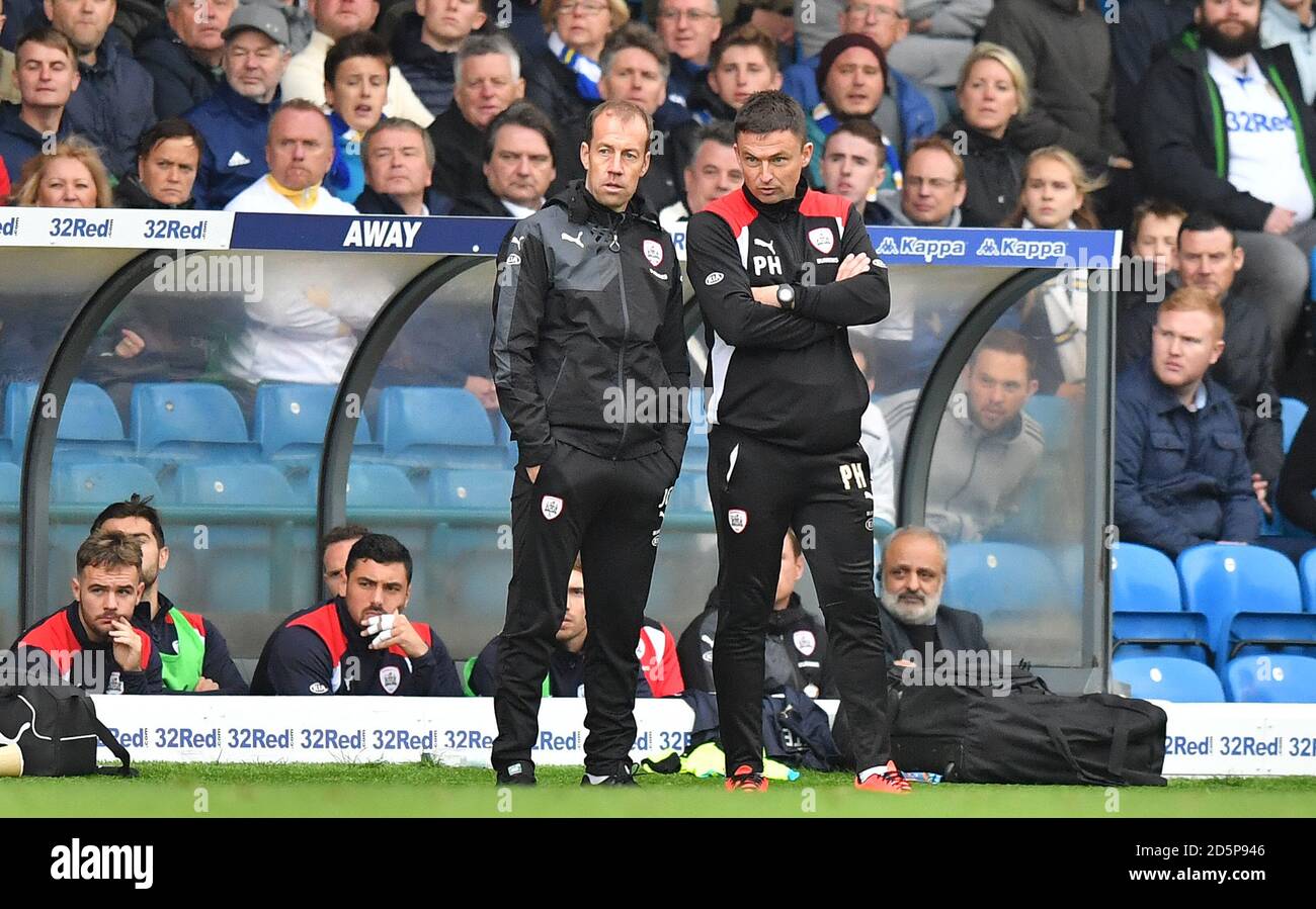 Barnsley's Manager Paul Heckingbottom with his new assistant manager ...