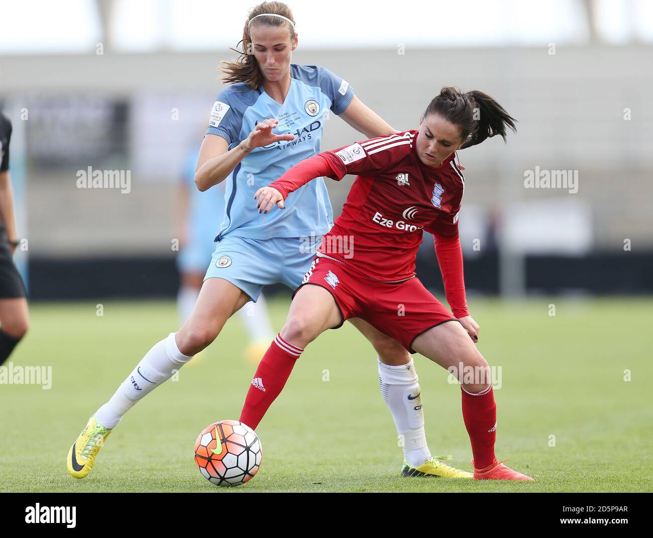 Manchester City Women's Jill Scott and Birmingham City Ladies' Melissa ...