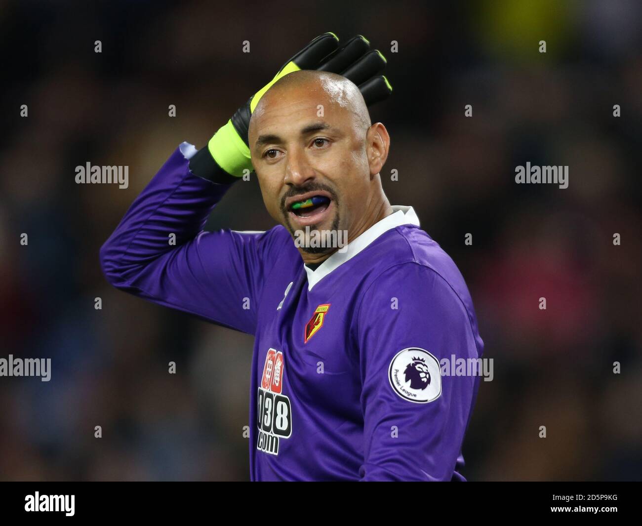 Watford goalkeeper Heurelho Gomes Stock Photo - Alamy