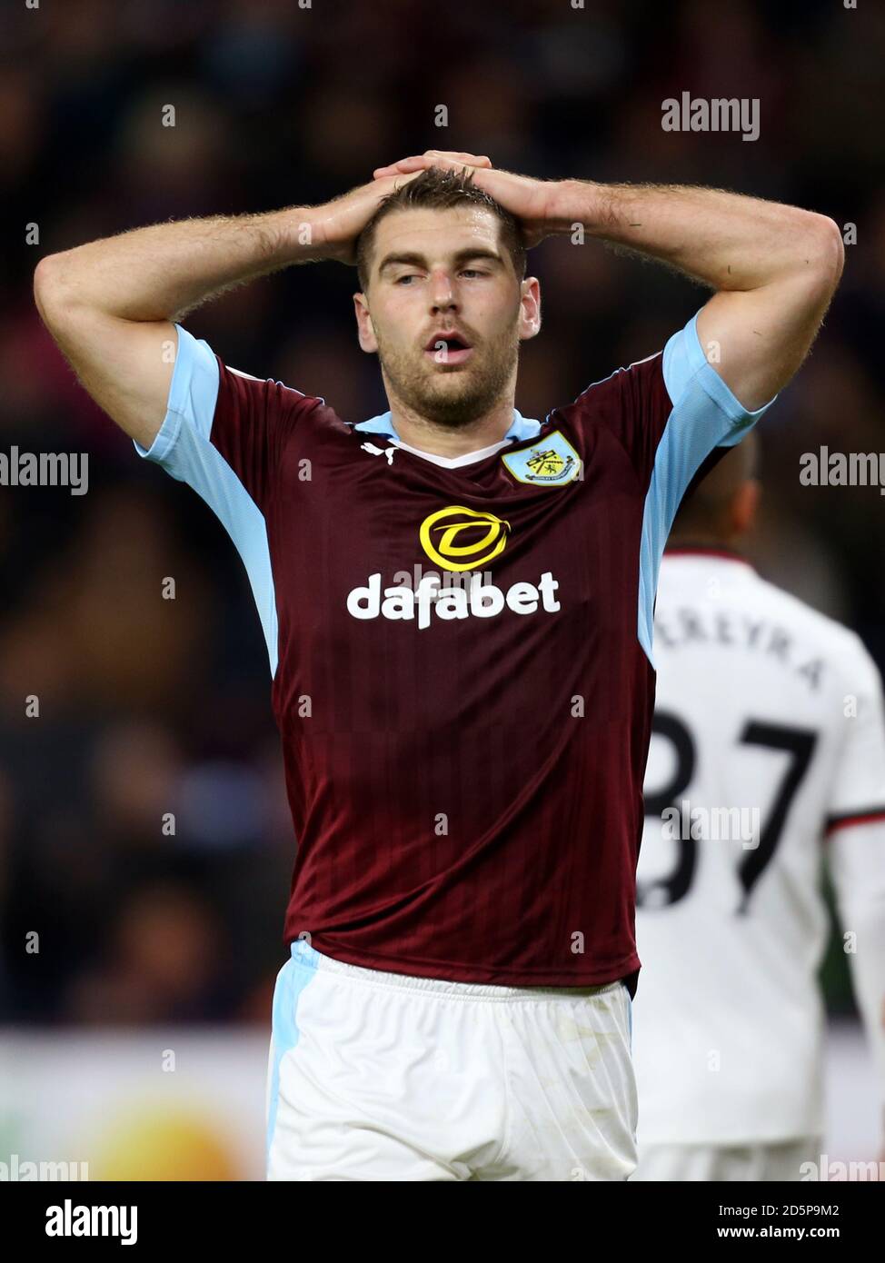 Burnley's Sam Vokes Stock Photo - Alamy