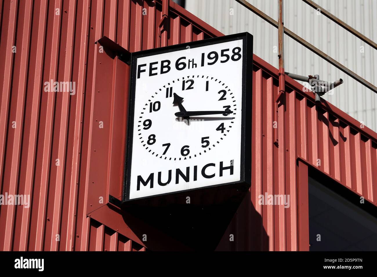 Munich clock old trafford hi-res stock photography and images - Alamy