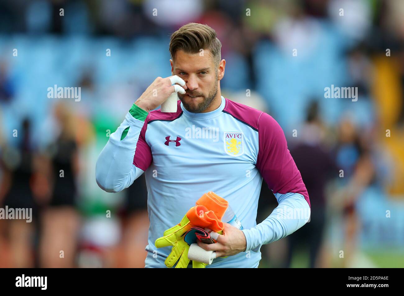 Aston Villa goalkeeper Mark Bunn Stock Photo - Alamy