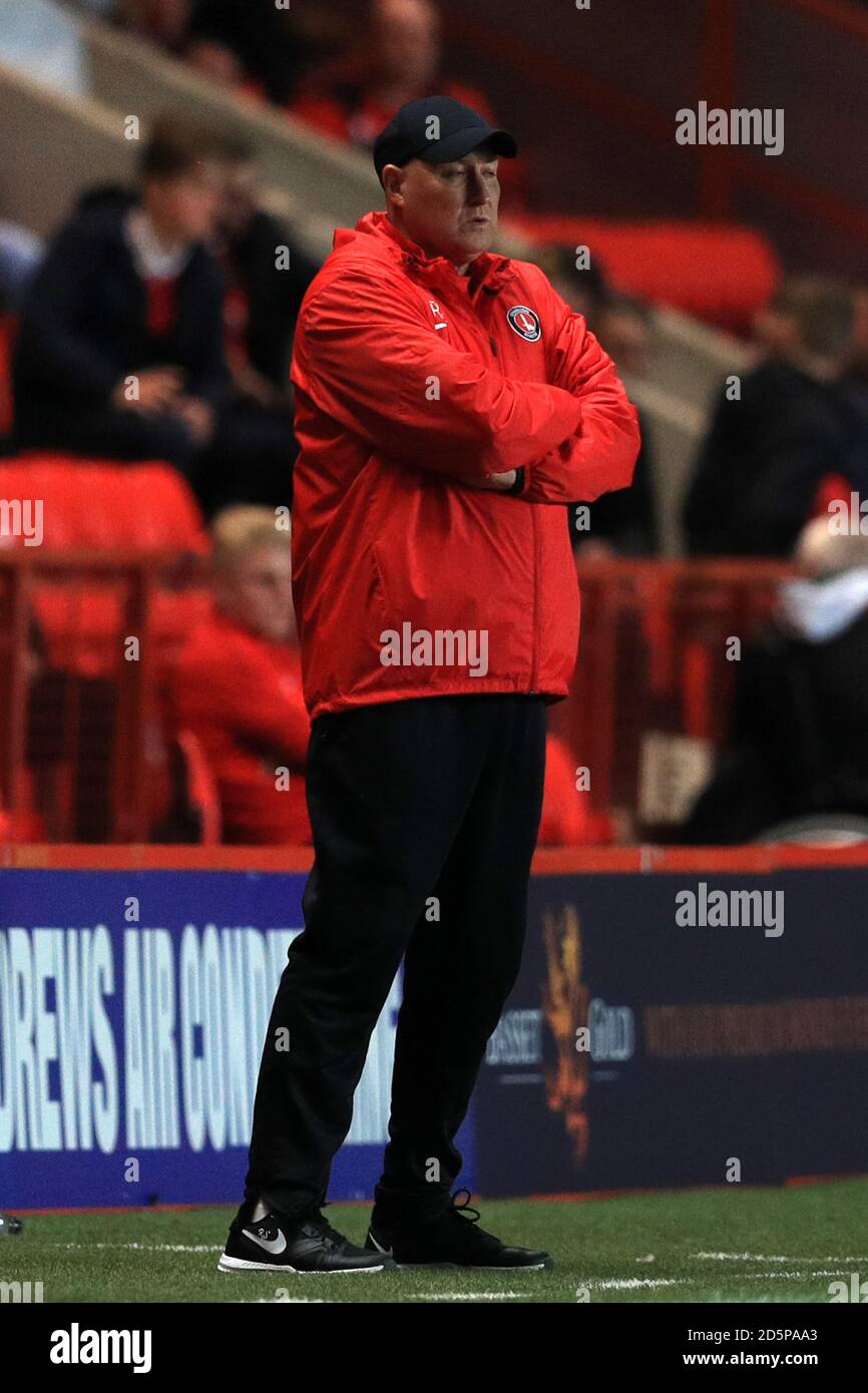 Charlton Athletic manager Russell Slade Stock Photo - Alamy