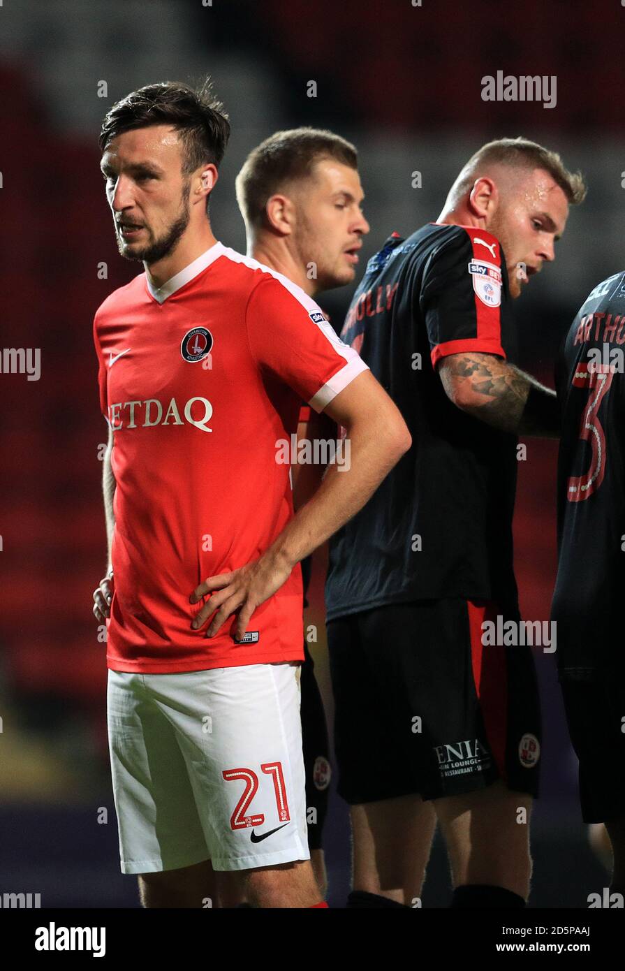 Charlton Athletic's Morgan Fox Stock Photo - Alamy