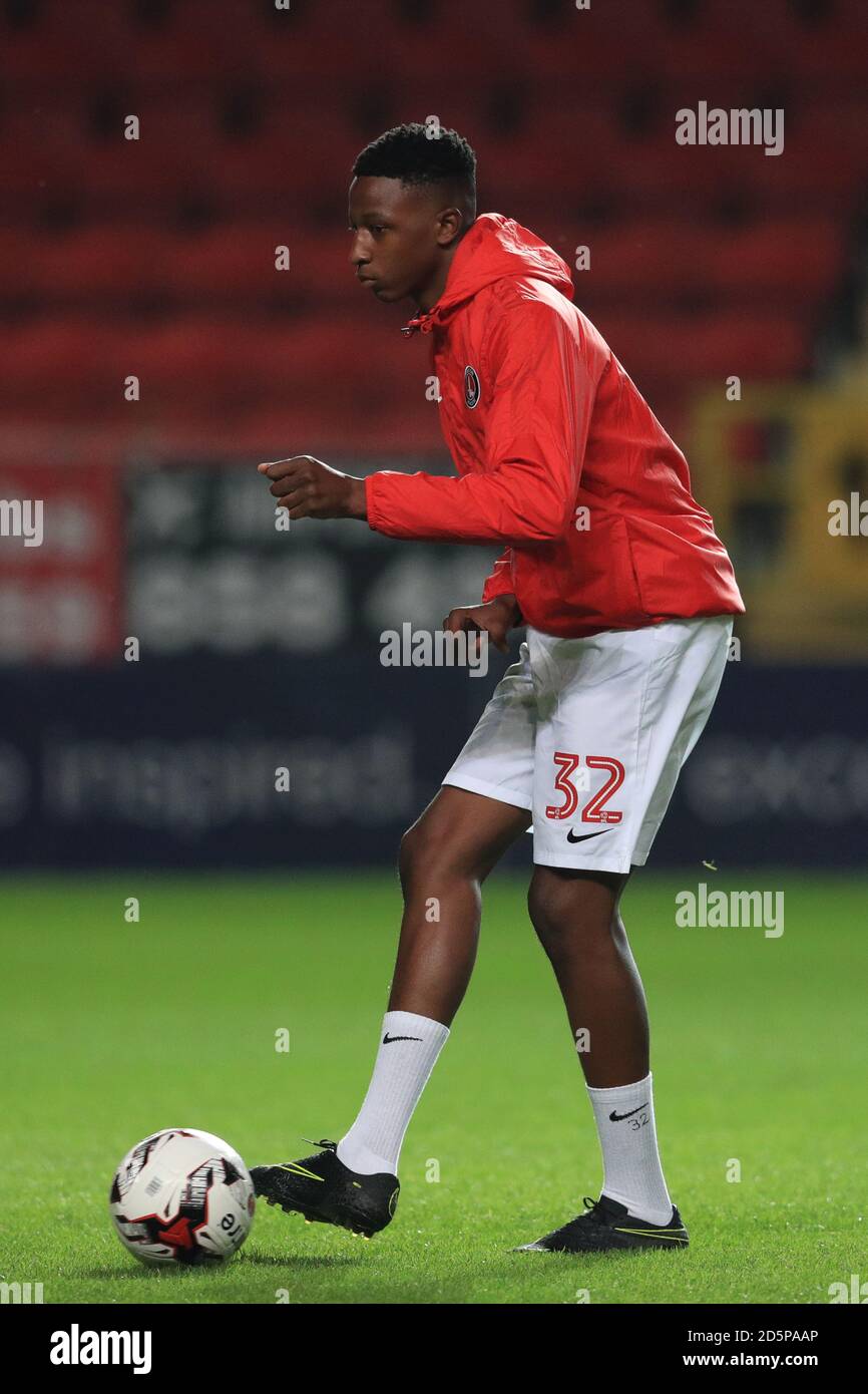 Charlton Athletic's Joe Aribo Stock Photo - Alamy